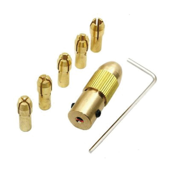 Mini Mandril 02 + Boquillas 7pzas. - Zinga Perú